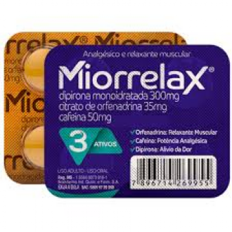 MIORRELAX 300MG/50MG/35MG 4 COMPRIMIDOS | Drogão Super