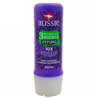 CREME DE TRATAMENTO AUSSIE STRONG CONDITIONING 3 MINUTOS MIRACLE 236ML ...