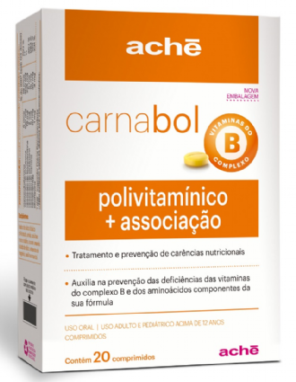 CARNABOL 20 COMPRIMIDOS | Drogão Super