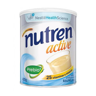 NUTREN ACTIVE BAUNILHA SUPLEMENTO ALIMENTAR LATA 400G | Drogão Super