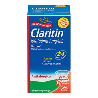 CLARITIN 1 MG/ML 100ML XAROPE | Drogão Super