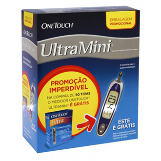 ONE TOUCH ULTRA KIT PARA CONTROLE DE GLICEMIA ULTRA MINI FREE 1 UNIDADE ...