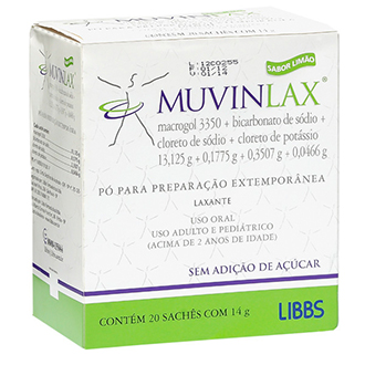 MUVINLAX 20 SACHÊS COM 14G | Drogão Super