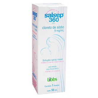 SALSEP 360 SPRAY NASAL PEDIÁTRICO 9MG/ML 50ML SPRAY | Drogão Super