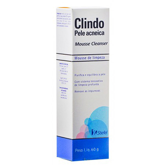MOUSSE DE LIMPEZA FACIAL CLINDO 60G | Drogão Super