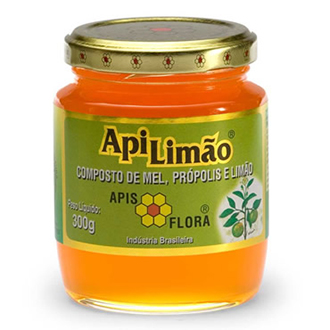 MEL APIS FLORA COM PRÓPOLIS E LIMÃO CRAVO APILIMÃO® 300G | Drogão Super