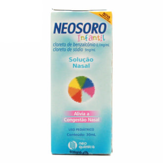 NEOSORO SOLUÇÃO NASAL INFANTIL 30ML | Drogão Super