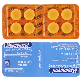 MAGNOPYROL 500 MG 8 CÁPSULAS | Drogão Super
