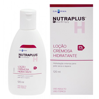 LOÇÃO HIDRATANTE NUTRAPLUS PARA PELE SECA E ASPERA 8% 120ML | Drogão Super