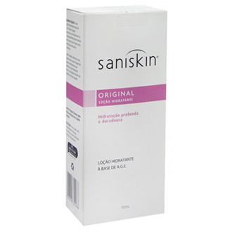LOÇÃO HIDRATANTE CORPORAL SANISKIN ORIGINAL 100ML | Drogão Super
