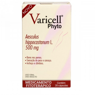 VARICELL PHYTO 500MG DIVCOM 20 CÁPSULAS | Drogão Super