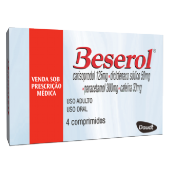 BESEROL 4 COMPRIMIDOS | Drogão Super