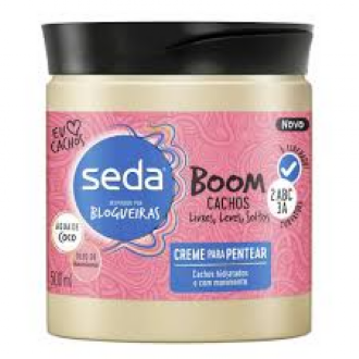 CREME PARA PENTEAR SEDA BOOM CACHOS HIDRATADOS COM 500ML | Drogão Super