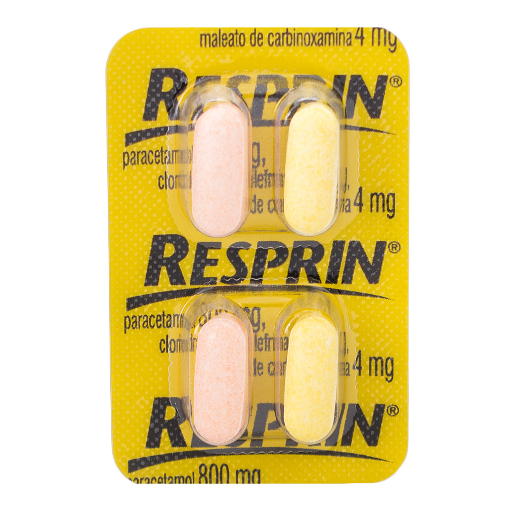 RESPRIN 4 COMPRIMIDOS | Drogão Super