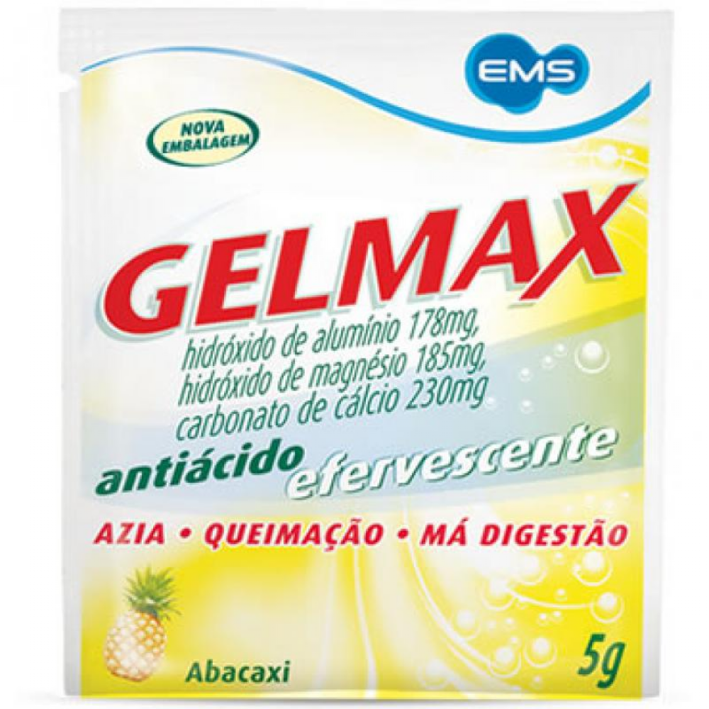GELMAX SABOR ABACAXI 1 ENVELOPE | Drogão Super