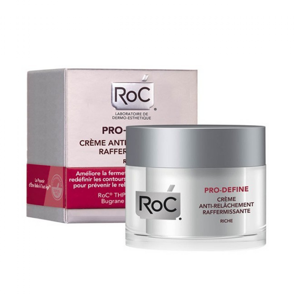 CREME ANTI-FLACIDEZ DENSIFICADOR ROC PRO-DEFINE COM 50ML | Drogão Super
