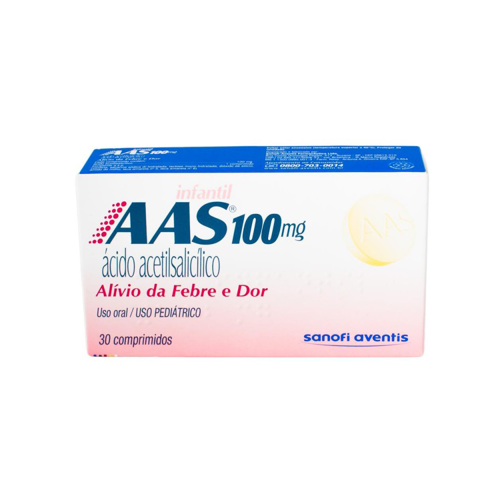 AAS ADULTO 500MG 10 COMPRIMIDOS | Drogão Super