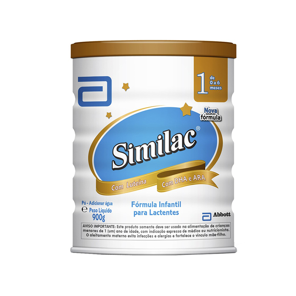 SIMILAC 1 DE 0 A 6 FÓRMULA INFANTIL PARA LACTENTES 900G | Drogão Super