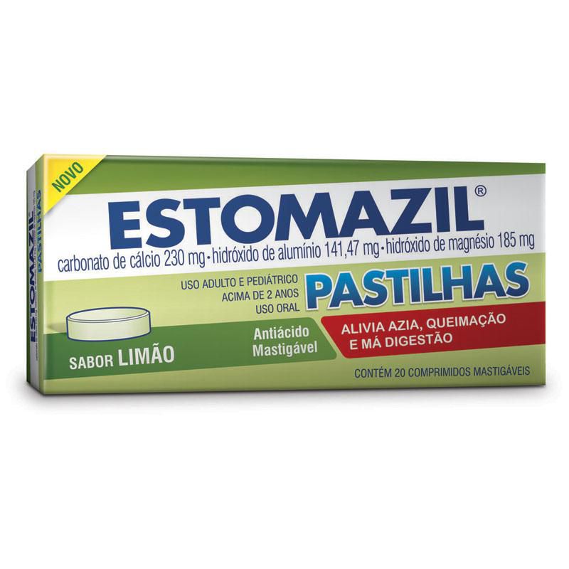 ESTOMAZIL 20 PASTILHAS SABOR LIMÃO | Drogão Super