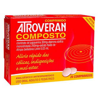 ATROVERAN COMPOSTO 20 COMPRIMIDOS | Drogão Super