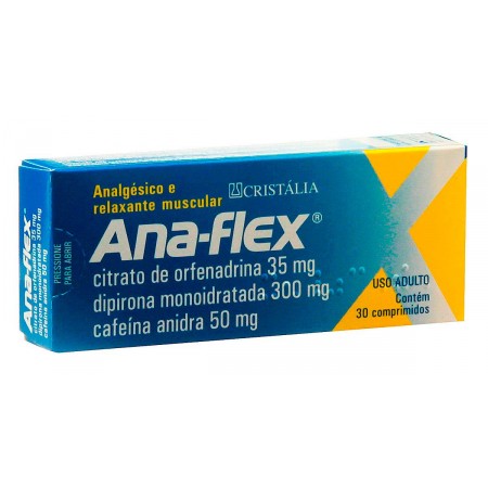 ANA-FLEX 30 COMPRIMIDOS | Drogão Super