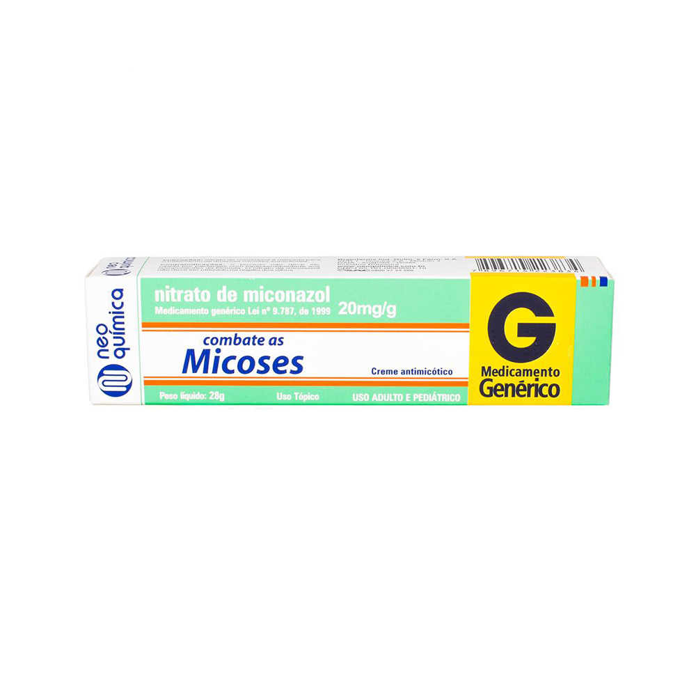 MICONAZOL CREME DERMATOLÓGICO 20MG/G 28G | Drogão Super