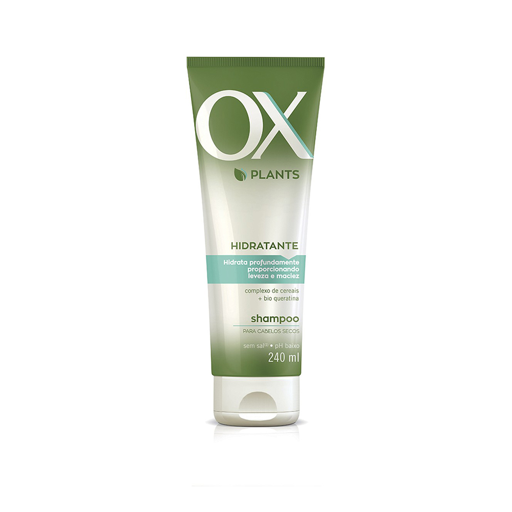 SHAMPOO OX PLANT HIDRATANTE 240ML | Drogão Super