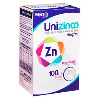 UNIZINCO 4MG 100ML | Drogão Super