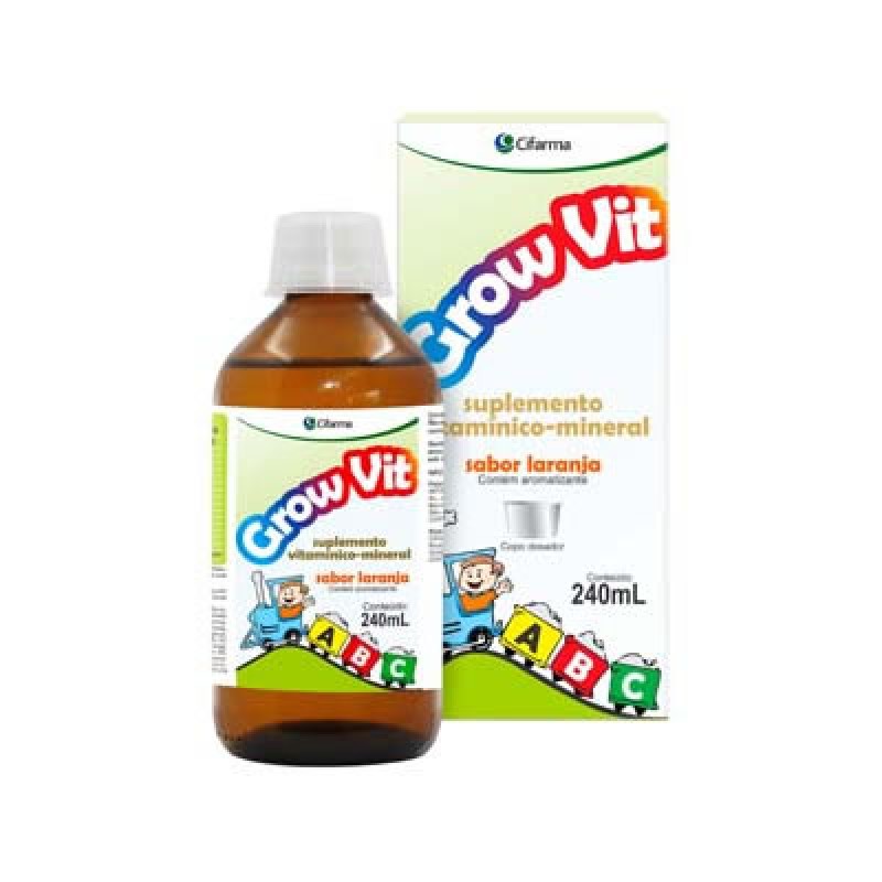 GROW VIT SABOR LARANJA 240ML | Drogão Super