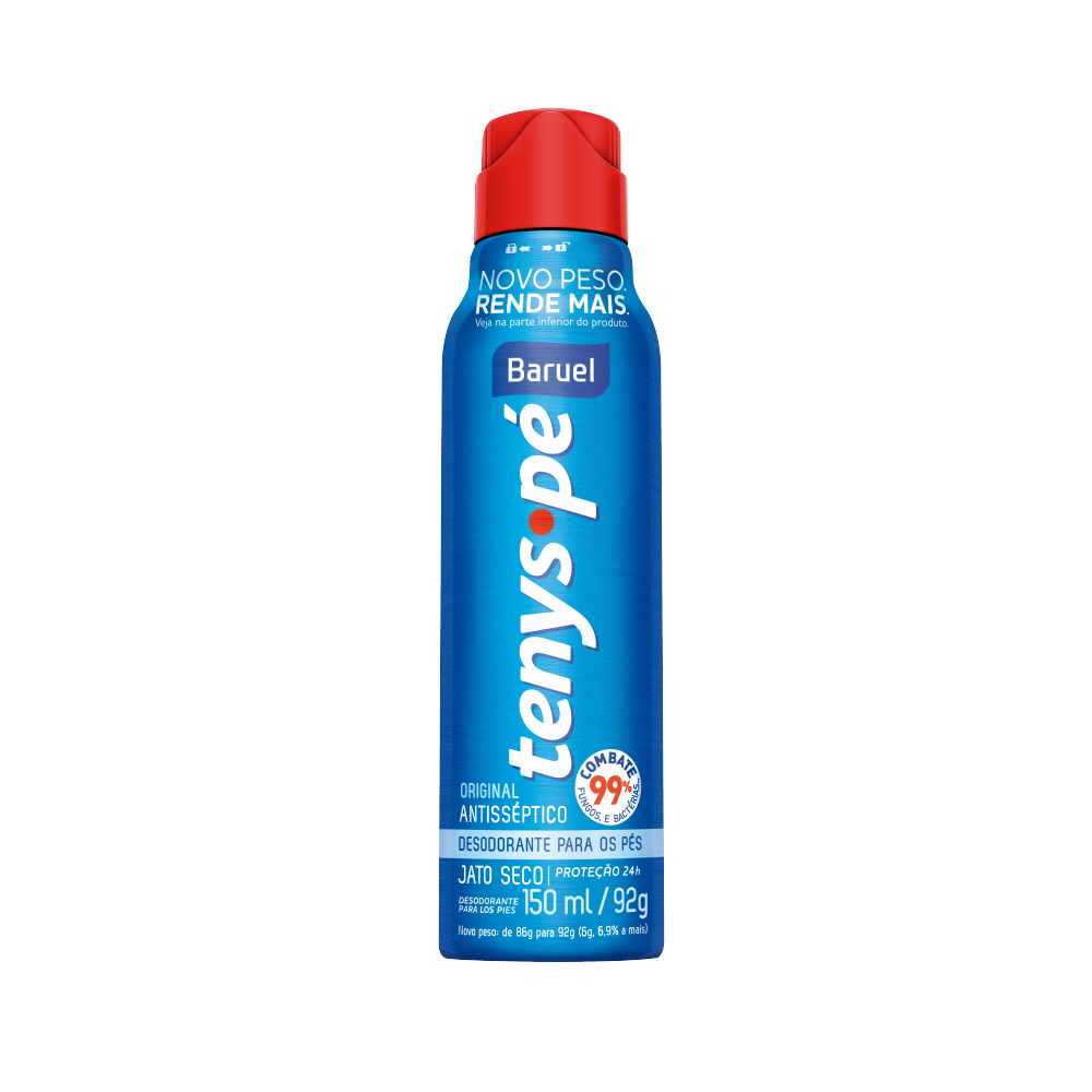 TALCO TENYS PÉ JATO SECO ORIGINAL 150ML | Drogão Super
