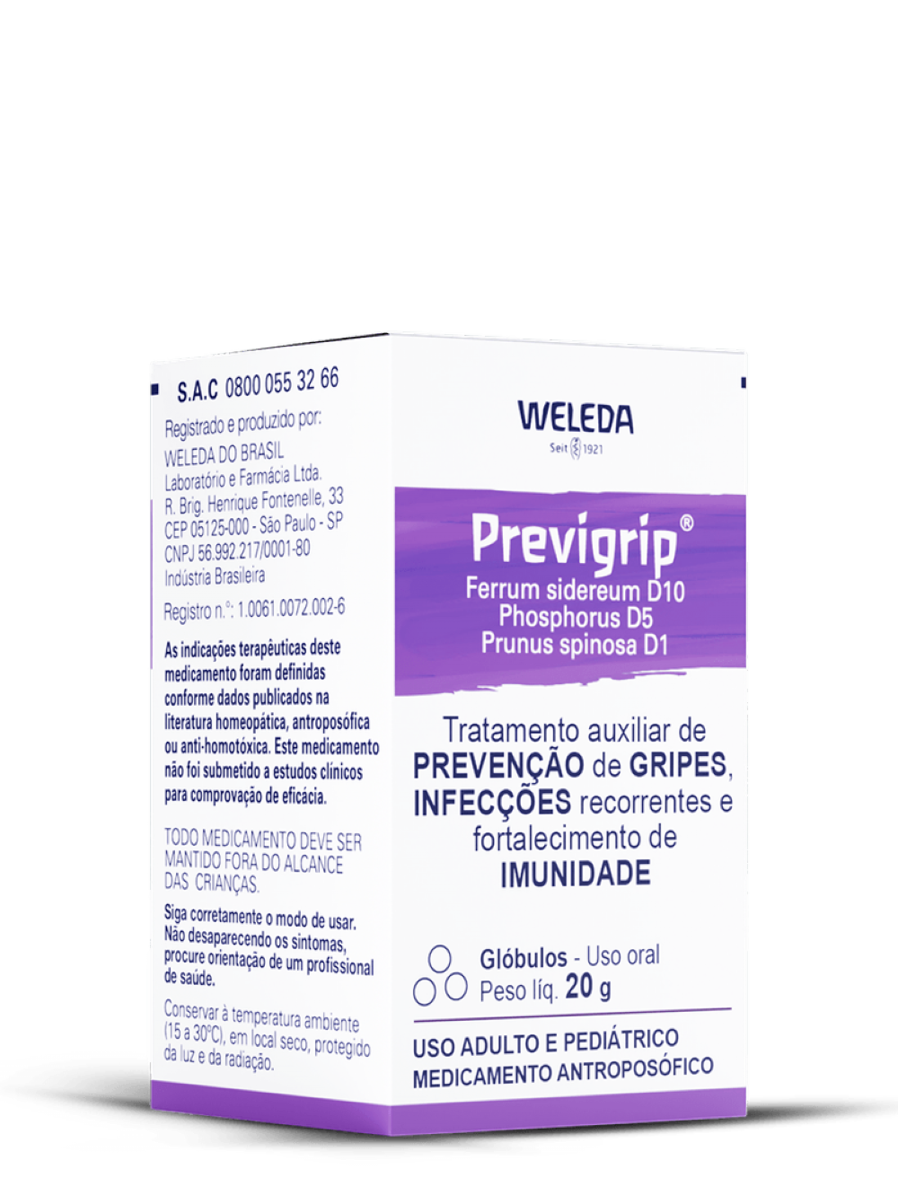 PREVIGRIP WELEDA 20G | Drogão Super