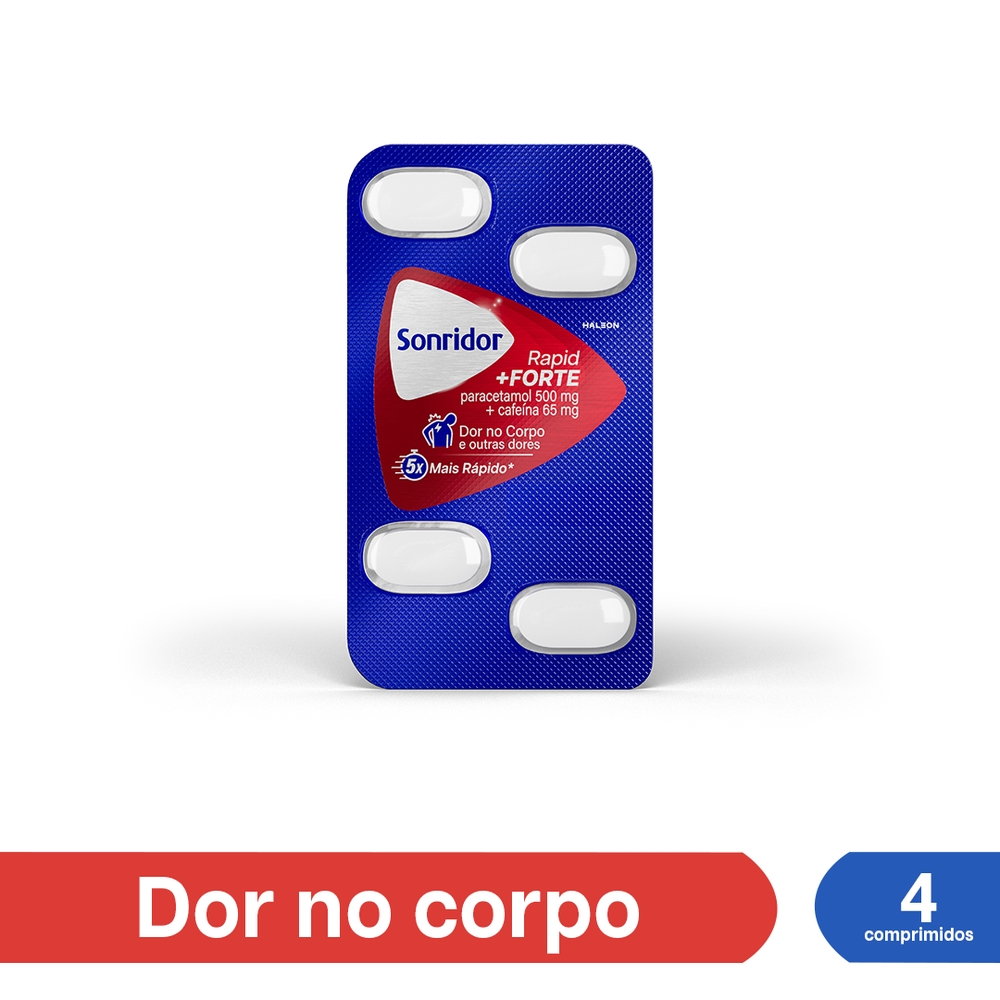 SONRIDOR RAPID + FORTE 4 COMPRIMIDOS | Drogão Super