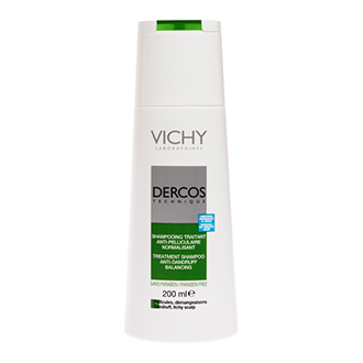 SHAMPOO ANTICASPA VICHY DERCOS CABELOS OLEOSOS 200ML | Drogão Super