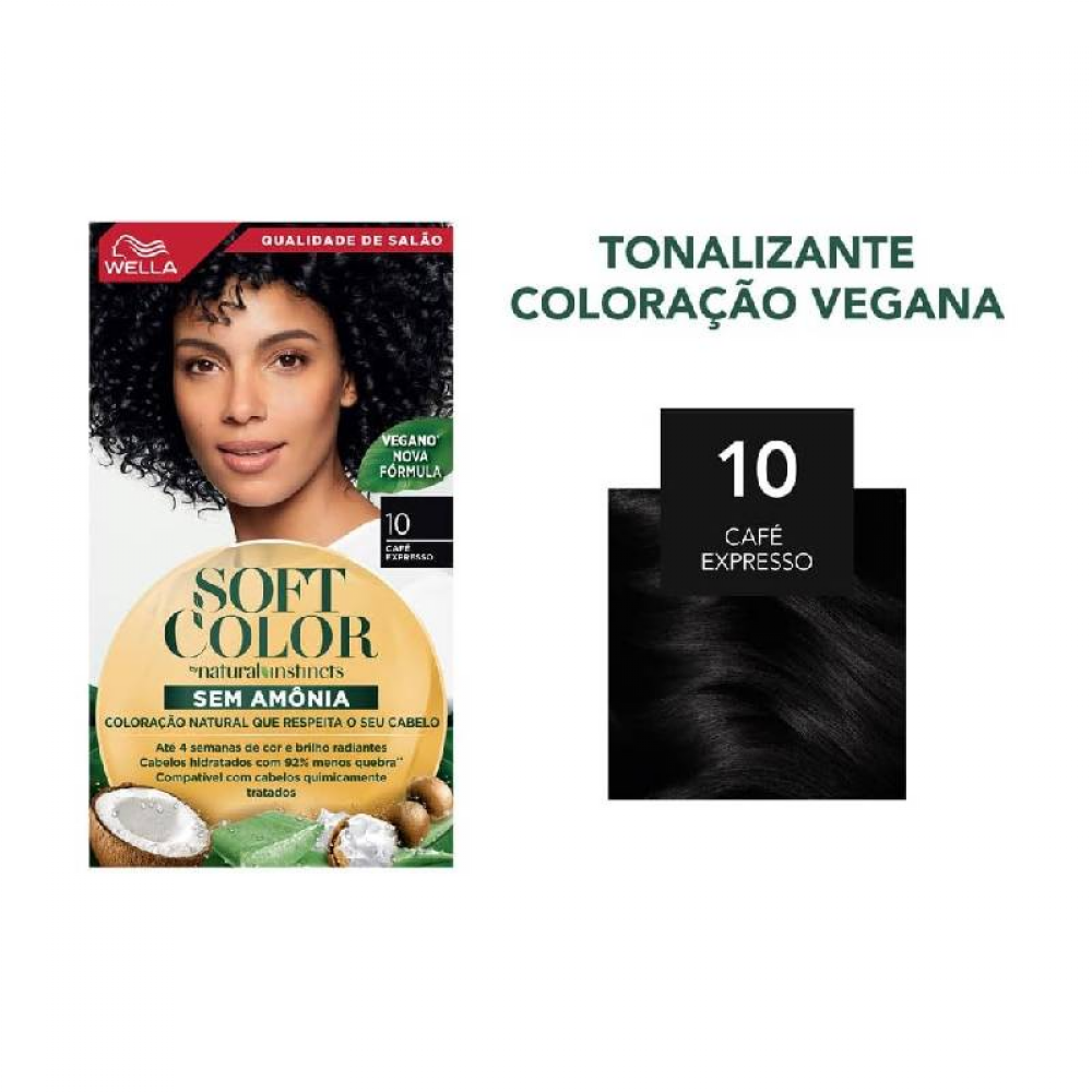 TINTURA SOFT COLOR CAFÉ EXPRESSO 10 | Drogão Super
