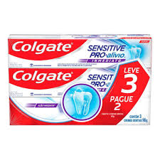 KIT CREME DENTAL COLGATE SENSITIVE PRO-ALÍVIO IMEDIATO | Drogão Super
