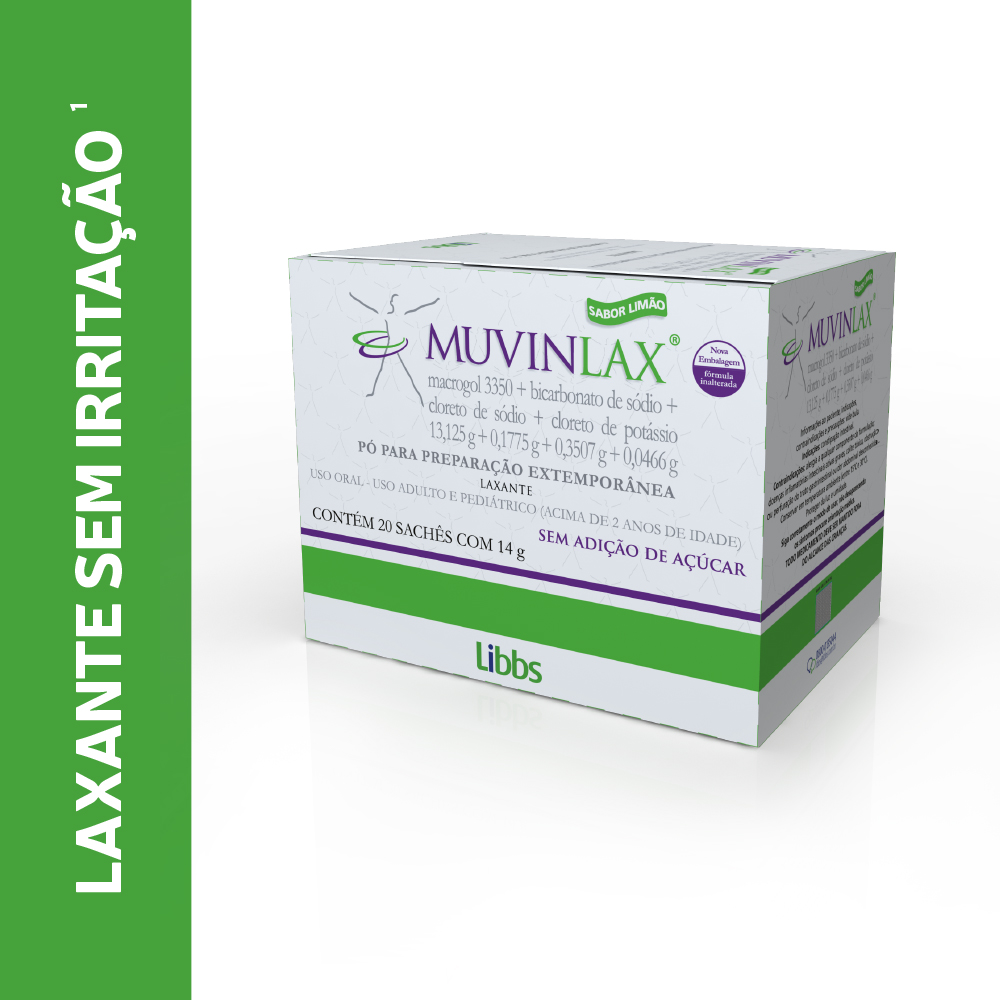 MUVINLAX 20 SACHÊS COM 14G | Drogão Super