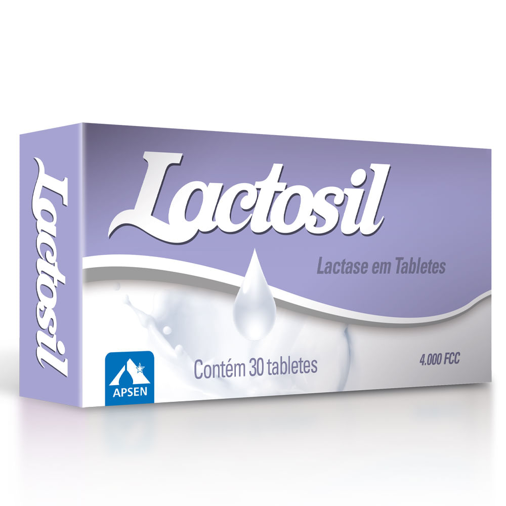 LACTOSIL 4000 FCC 30 TABLETES | Drogão Super