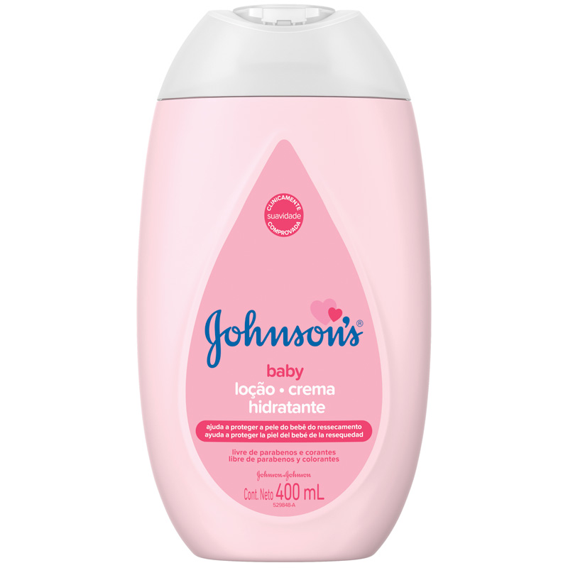 LOÇÃO HIDRATANTE CORPORAL JOHNSONS BABY REGULAR HIPOALERGÊNICO ROSA ...