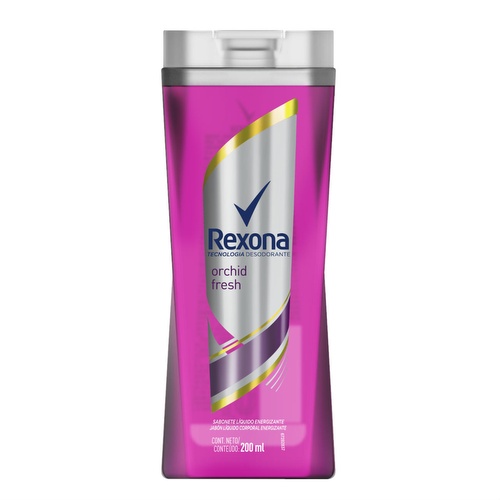 SABONETE LÍQUIDO REXONA ORCHID FRESH ROSA 200ML | Drogão Super