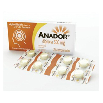 ANADOR 500MG 24 COMPRIMIDOS | Drogão Super