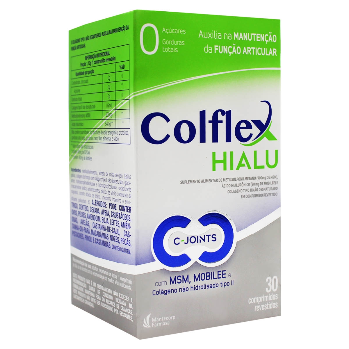 SUPLEMENTO ALIMENTAR COLFLEX HIALU COM 30 COMPRIMIDOS | Drogão Super