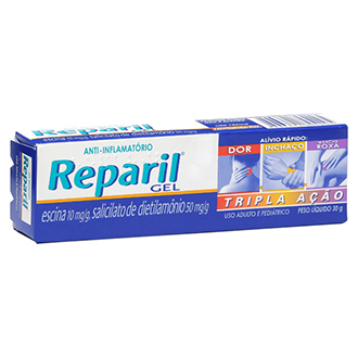 REPARIL GEL 30 COMPRIMIDOS | Drogão Super
