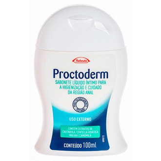 PROCTODERM SABONETE ÍNTIMO LÍQUIDO PARA REGIÃO ANAL 100ML | Drogão Super