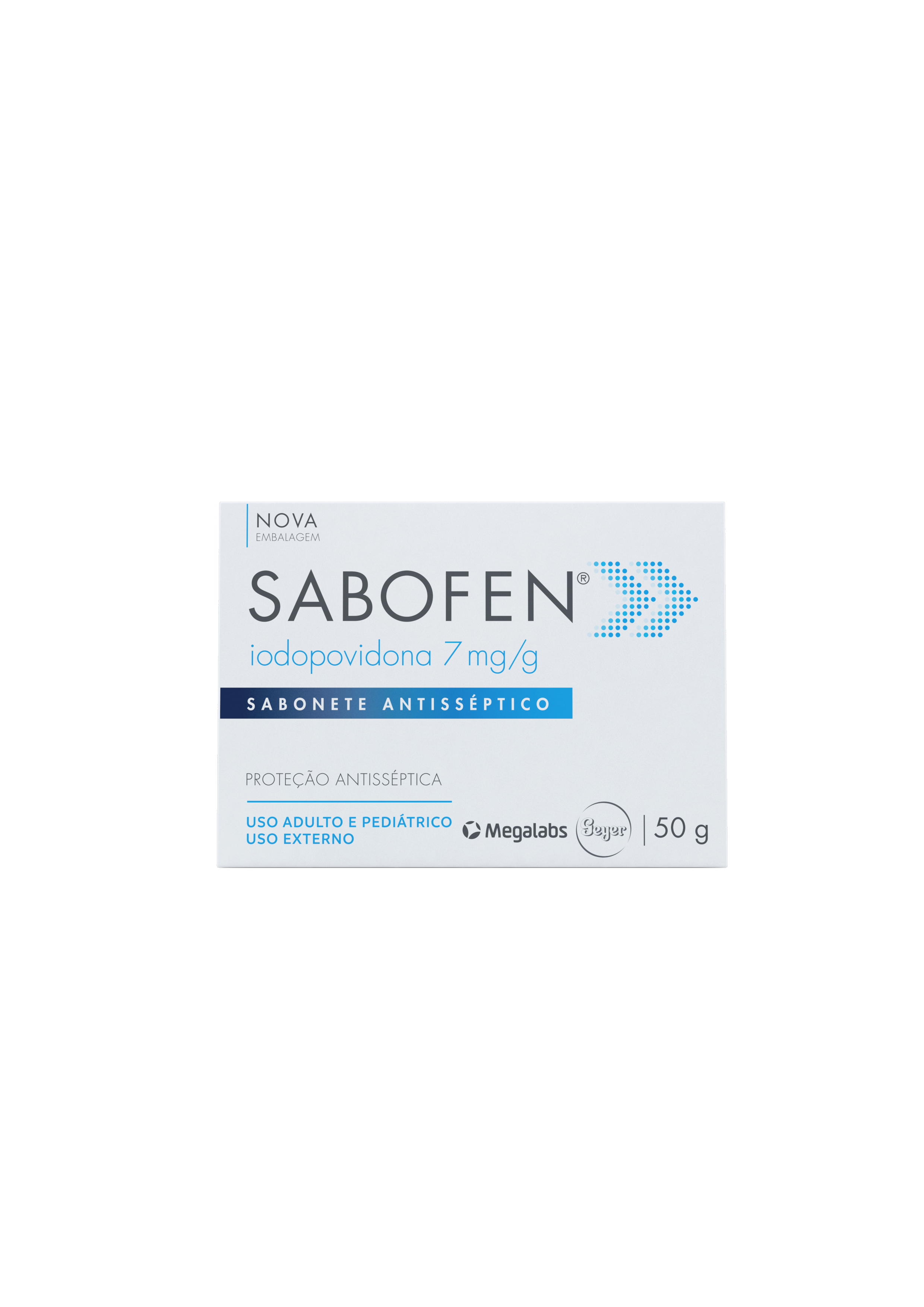 SABONETE EM BARRA SABOFEN ANTISSÉPTICO 50G | Drogão Super