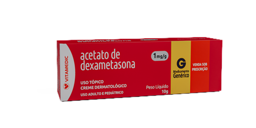 DEXAMETASONA GENÉRICO CREME 10GR VITAMEDIC | Drogão Super