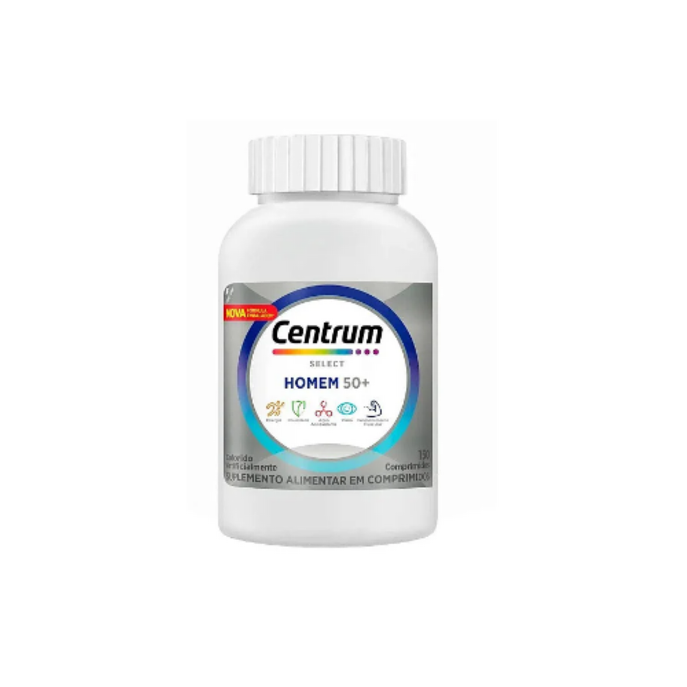 CENTRUM SELECT HOMEM 50+ 150 COMPRIMIDOS | Drogão Super