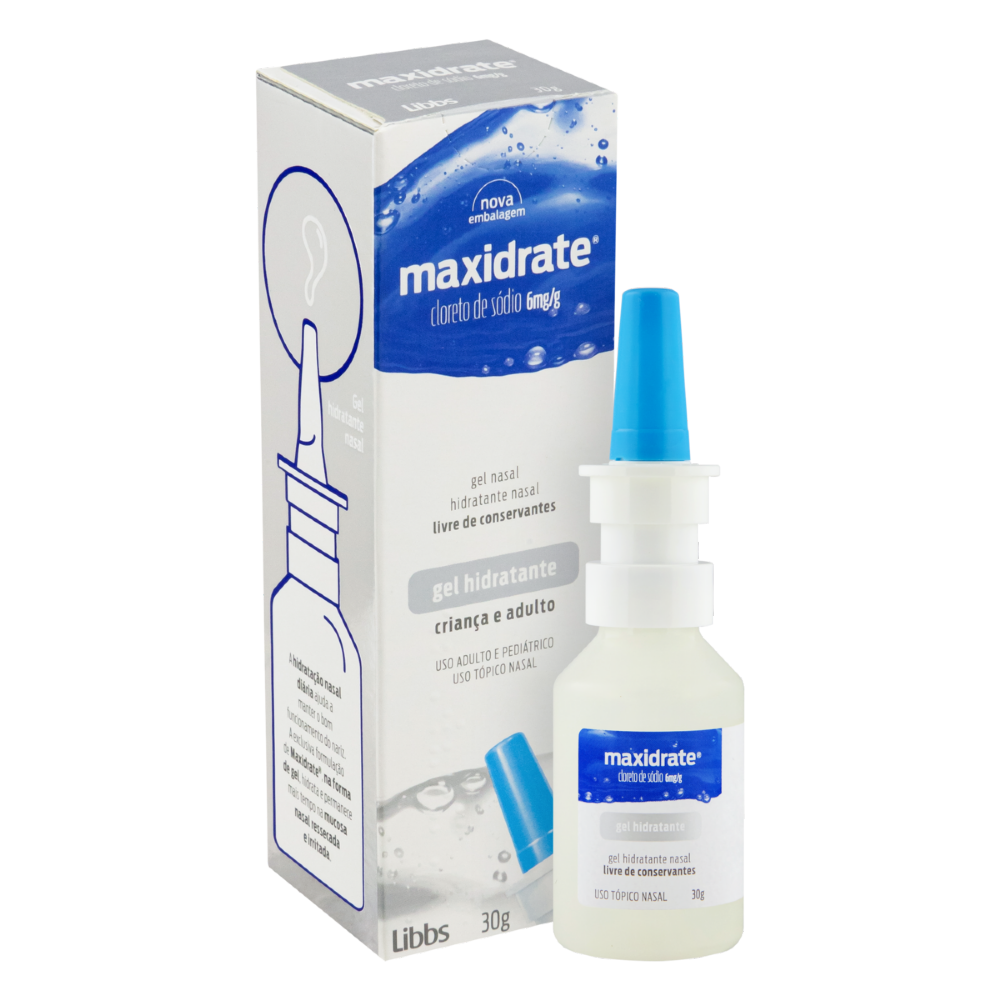 MAXIDRATE 6MG DESCONGESTIONANTE GEL NASAL 30G | Drogão Super