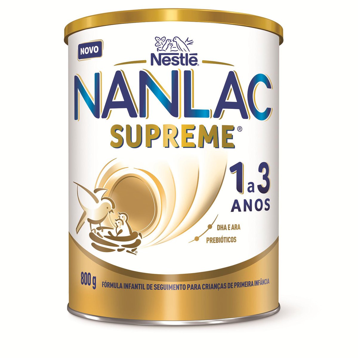 FÓRMULA INFANTIL NANLAC SUPREME NESTLÉ 1 A 3 ANOS 800G | Drogão Super